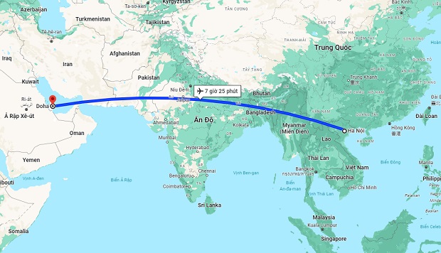 Thời Gian Bay từ Hà Nội đến Doha Bao Lâu, Giá Vé Ra Sao?